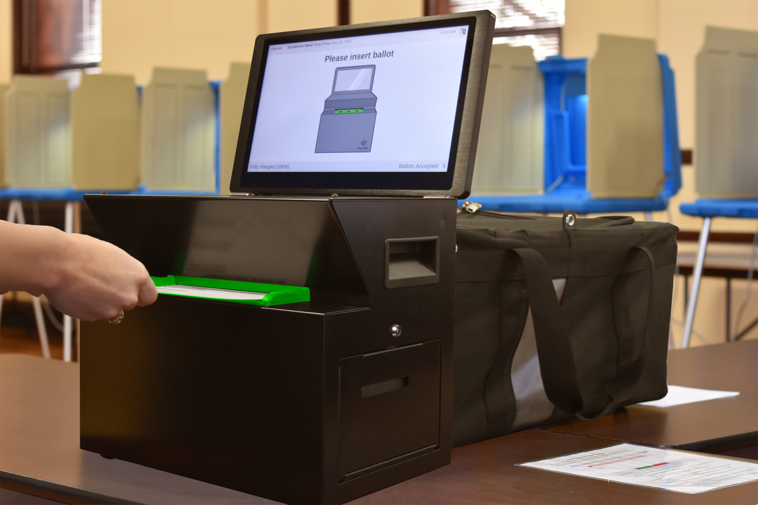 New Voting Equipment – Town of Woodmohr